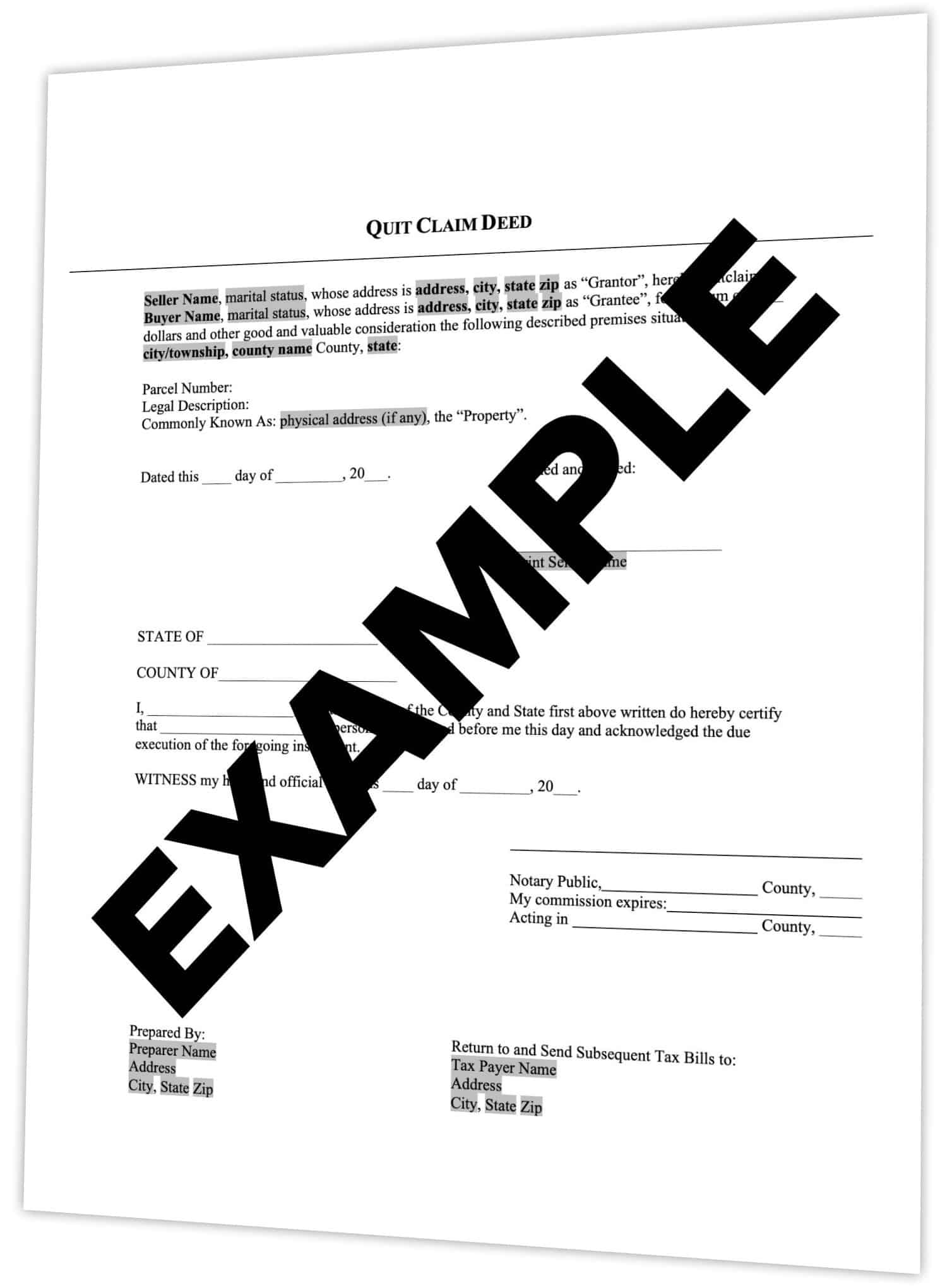 What Is A Quit Claim Deed REtipster
